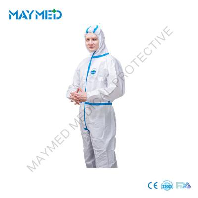 China Tipo 4 combinação Microporous da resistência de 5 6 produtos químicos 65gsm à venda