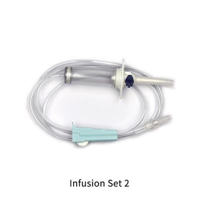 Chine Infusion simple médicale d'Iv donnant l'ensemble réglé d'infusion avec la burette à vendre