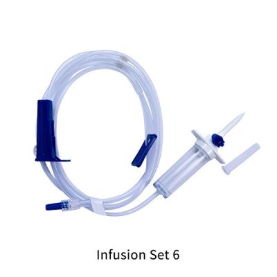 Chine Infusion simple médicale d'Iv donnant l'ensemble réglé d'infusion avec la burette à vendre