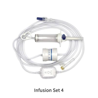 Chine Infusion simple médicale d'Iv donnant l'ensemble réglé d'infusion avec la burette à vendre