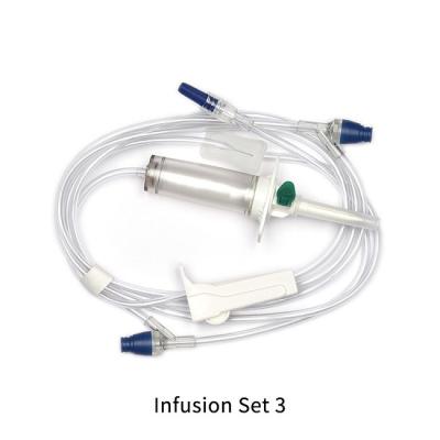 Chine Infusion simple médicale d'Iv donnant l'ensemble réglé d'infusion avec la burette à vendre