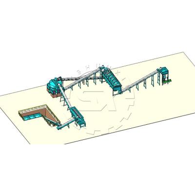 Κίνα Potassium sulfate fertilizer production line with double roller fertilizer granulator προς πώληση