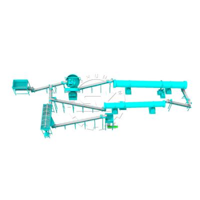 Chine Organic animal waste compost fertilizer granulation production line for sale à vendre