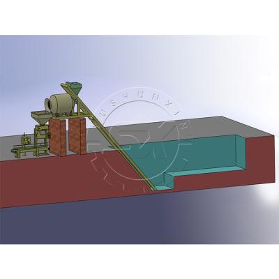 Κίνα Bulk blending fertilizer mixing machine production line manufacturer προς πώληση