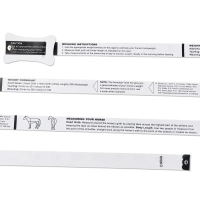 Chine Cheval en plastique Pony Weight Tape de PVC 84 po. de longueur pour le cheval de trait à vendre