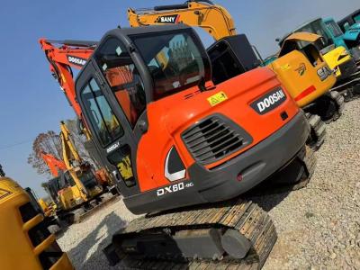 China 2023 Gebruikte Doosan Dx60 Mini Graafmachine Originele Doosan Dx60-9 Dh60 Dx55 Dx60-7 Dx80 Dx75 Gebruikte Doosan 55 60 75 80 te Koop Te koop