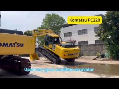 사용 된 건설 기계 코마쓰 PC220 PC220-7 발굴기 수압 벡호 크롤러 22 톤 중고 코마쓰 발굴기