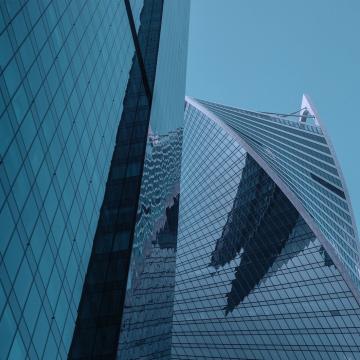 Modern Architectural Glass Curtain Wall System, Combined Curtain Wall