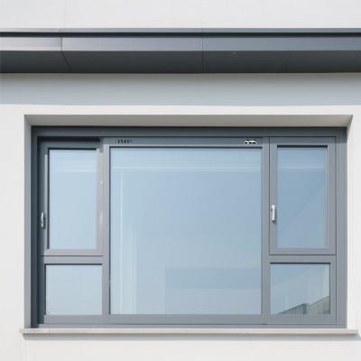 China Modern Aluminum Sliding Window 2.0mm Frame Powder Coated White for sale