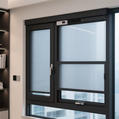 China Aluminum Windows with Blinds & Screens - Customizable, Energy-Efficient for Residential & Office Spaces for sale