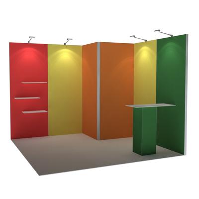 Cina la cabina portatile della fiera commerciale di 3x3 3x4 3x5 mura il sistema modulare del tessuto di SEG in vendita