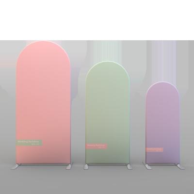Cina Cabina della foto del contesto della decorazione di nozze del tessuto di tensione di stampa di colore pieno in vendita