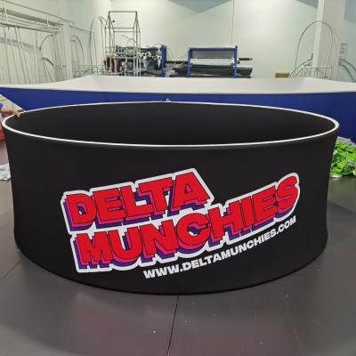 Cina Pubblicità delle insegne del soffitto dell'esposizione di pop-up della cabina della fiera commerciale della bandiera 48in in vendita