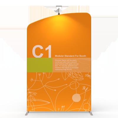 China 230gsm 30mm Modular Exhibition Display Promotional Booth Displays For Contractor Live for sale