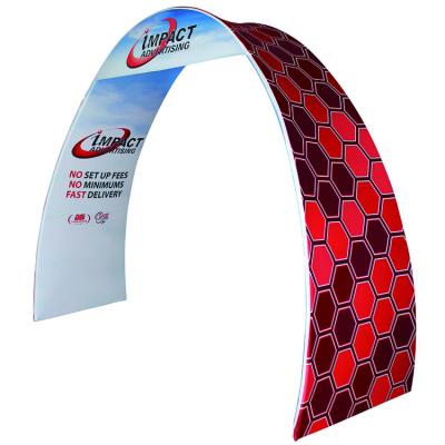 Cina 106in Modern Arch Display Stand Aluminum Tension Fabric Pop Up Booth 10x20ft in vendita