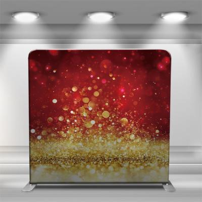 China Aluminum Tension Fabric Photo Booth Backdrop Backwall 8ft For Wedding Event for sale