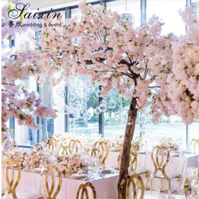 중국 Romantic Wedding Decoration Table Artifical Tree  Tall Centerpiece Stand Artificial Wedding Sakura Tree 판매용