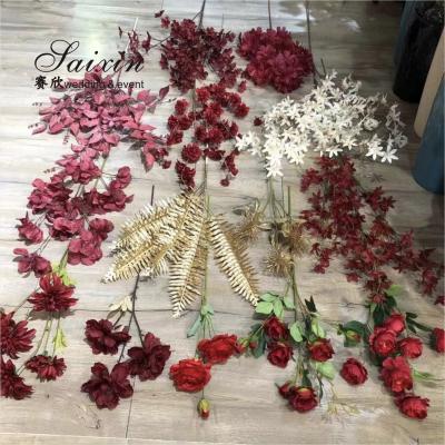 Chine SX-F010 Wholesale high quality red Artificial flowers bouquet for wedding  arrangement à vendre