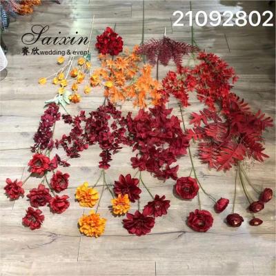 Chine SX-F010 Wholesale high quality red Artificial flowers bouquet for wedding  arrangement à vendre