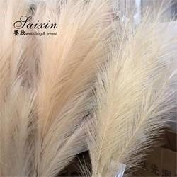 Chine Wholesale Large fluffy Pampas grass bouquet  Artificial flowers for wedding decoration à vendre