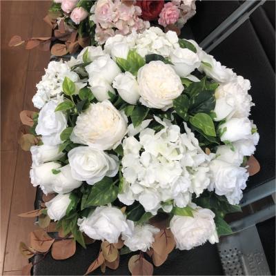 Chine New custom pink artificial flower ball arrangement  for wedding decoration à vendre