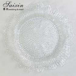 Κίνα Hot Sale Transparent Acrylic Wedding Charger Plates Table Decoration Wedding Plastic Charger Plates προς πώληση