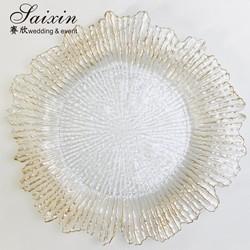 Κίνα Hot Sale Transparent Acrylic Wedding Charger Plates Table Decoration Wedding Plastic Charger Plates προς πώληση