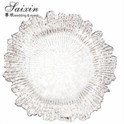Κίνα Hot Sale Transparent Acrylic Wedding Charger Plates Table Decoration Wedding Plastic Charger Plates προς πώληση
