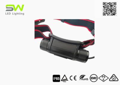 중국 Impact Rechargeable Headlamp With Red Color Rear Light For Site Inspection 판매용