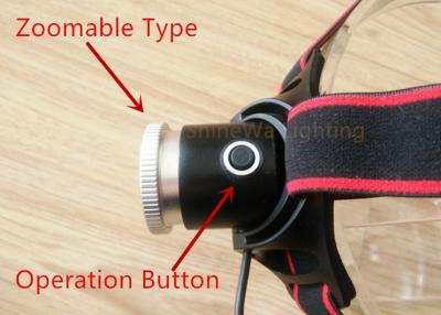 중국 강력한 크리인 L2 높은 루멘은 HeadLamp Zoomable 유형 조정가능한 머리 및 결박을 지도했습니다 판매용