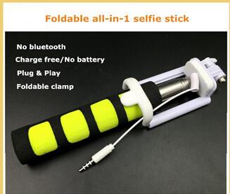 China PDA Monopod, palillo de los 80CM Selfie de Fodable Selfie del ABS con el cable en venta