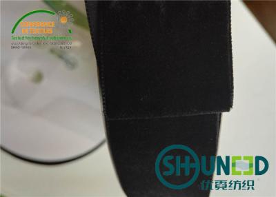 중국 38MM Signle 측을 가진 우아한 100% 나일론 우단 리본 테이프, 우단 테이프 판매용
