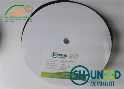 중국 38MM Signle 측을 가진 우아한 100% 나일론 우단 리본 테이프, 우단 테이프 판매용