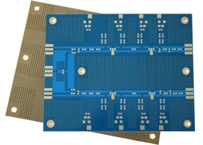 Китай Taconic доска Pcb частоты коротковолнового диапазона 2 слоя с голубым Pcb Soldermask продается