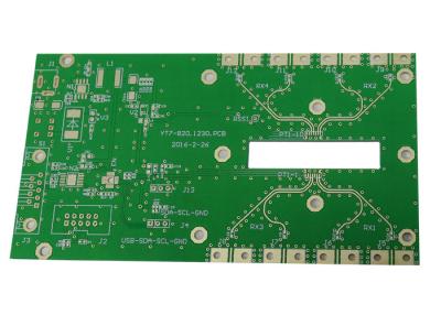 Cina Circuiti un i singoli parteggiati del PWB di strato con il laminato di alta frequenza in vendita