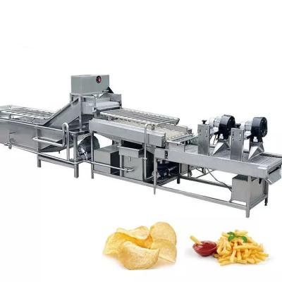 Chine Pomme de terre semi automatique Chips Machine Frozen French Fries faisant la machine à vendre