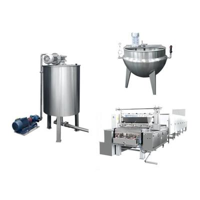 Chine Chaîne de production gommeuse de sucrerie de caramel des produits alimentaires de large échelle de machine automatique de traitement des denrées alimentaires à vendre