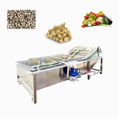 Chine machine industrielle SS304 de lavage et de séchage de légume frais de la catégorie 100kg/H à vendre