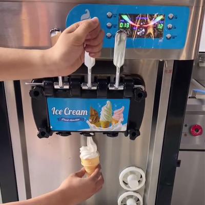 Chine Fonction réglable 18-22L de distributeur automatique de crème glacée de MK-618DB par heure à vendre