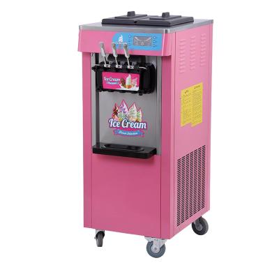 Chine crème glacée modèle de vente chaude de machine de plancher de 3 saveurs avec le compresseur avec le double système de compresseur à vendre à vendre
