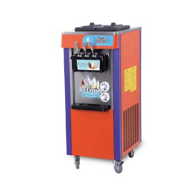Chine crème glacée modèle de vente chaude de machine de plancher de 3 saveurs avec le compresseur avec le double système de compresseur à vendre à vendre