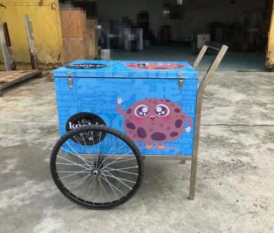 Chine Chariot de glace à l'eau glacée d'afrique, chariot de poussée de crème glacée avec parapluie à vendre