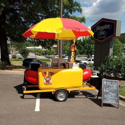 Chine Acier inoxydable de chariot de support de hot-dog de machines occasionnelles de casse-croûte à vendre