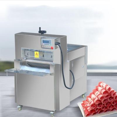 Chine Coupeuse de viande congelée industrielle électrique entièrement automatique en acier inoxydable 304 à vendre