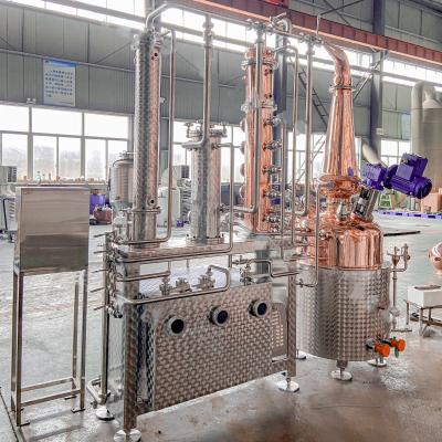 Chine Équipement de distillerie de 200 litres de spiritueux Whiskey Gin boissons distillerie Moonshine à vendre
