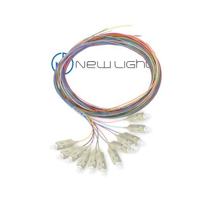 중국 SC / PC 0.9 밀리미터 12는 Om3 Om4 광섬유 패치 코드를 공동을 만듭니다 판매용