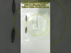 OM3 50 / 125 Simplex Optical Fiber Patch Cord 0.5 Meter FC FC Fiber Optic Cable