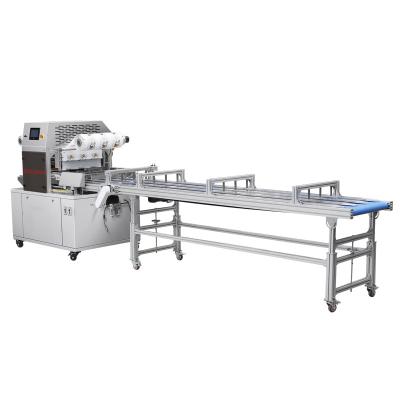 Chine Équipement de emballage du vide 4KW de nourriture de Tray Sealer Machine In de plateau en plastique automatique continu de CARTE à vendre