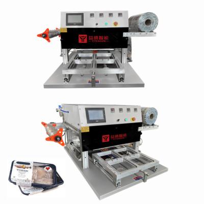 Chine Vide de table automatique Tray Sealer Machine Commercial Food Tray Sealer 110V 1800W à vendre