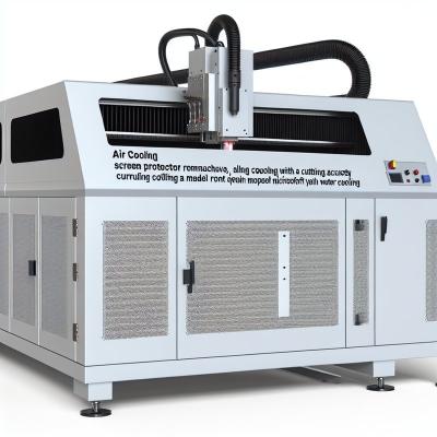 China Air Cooling Screen Protector Laser Cutting Machine with High Cutting Accuracy and Cooling Model Circulating Water Cooling for sale